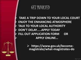 Have you got what it takes to become a magistrate? | PPTX