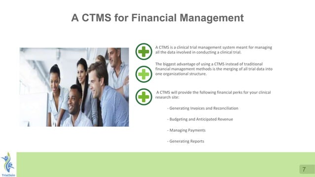 CTMS for your site's financial activities | PPT