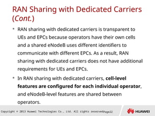 2 LTE eRAN6.0 RAN Sharing for LTE Technology.pptx