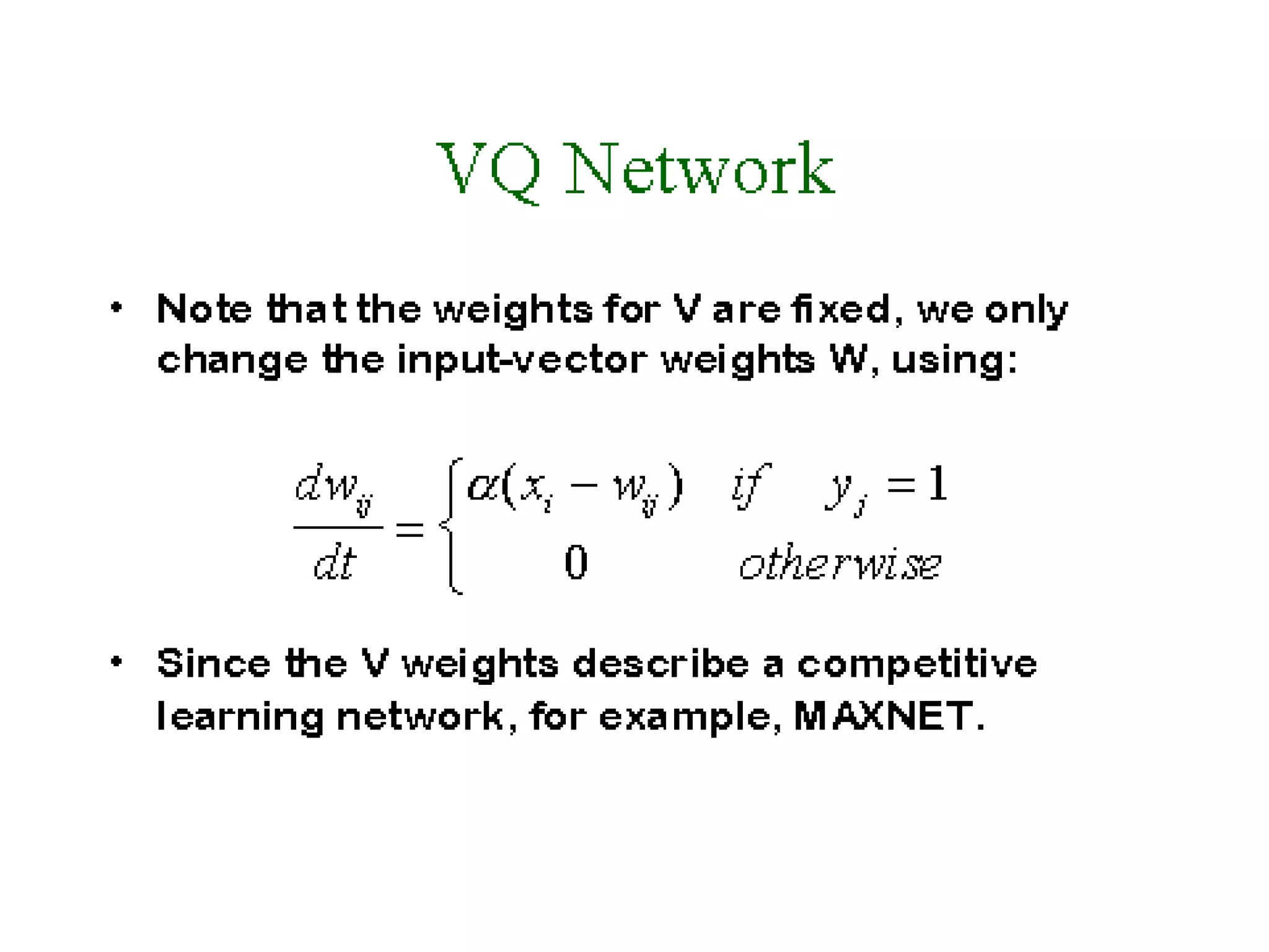 Learning Vector Quantization Lvq Ppt Science