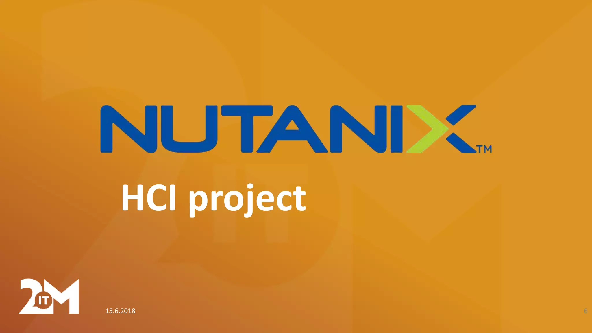 2M-IT Data Center - Nutanix presentation | PPT