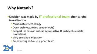 2M-IT Data Center - Nutanix presentation | PPT