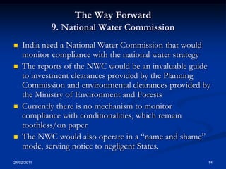 Sustainable Water Security at a time of Climate Change: India's 12th ...
