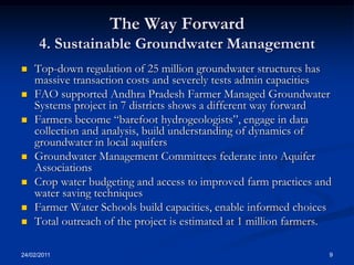 Sustainable Water Security at a time of Climate Change: India's 12th ...