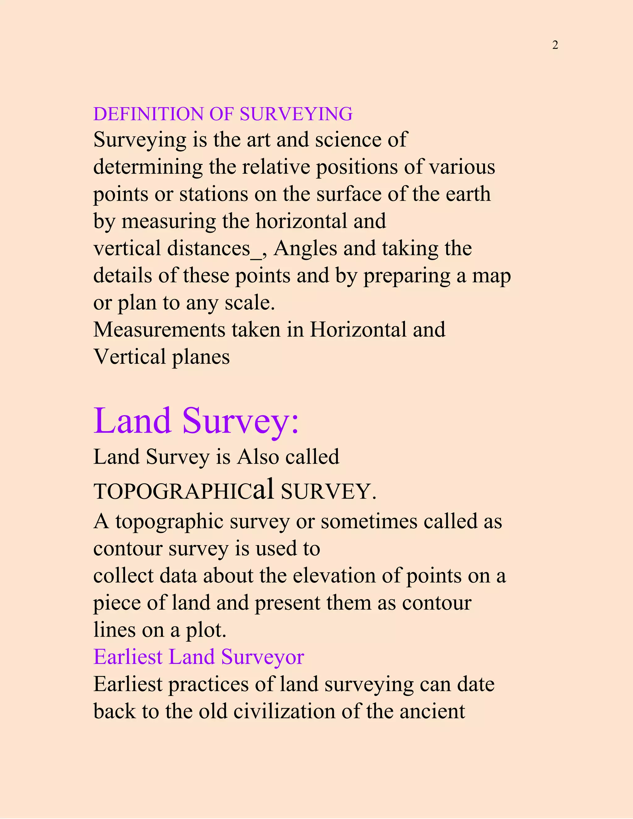 Land Use Surveying | PDF