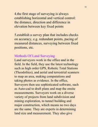 Land Use Surveying | PDF