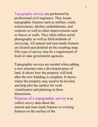 Land Use Surveying | PDF