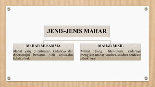 2) mahar dan walimatulurus | PPTX