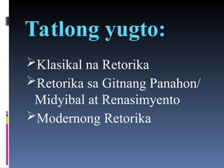 123. Maikling kasaysayan ng retorika.ppt