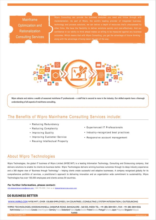 Mainframe Consulting Optimization Services | PDF