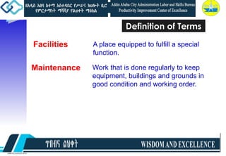 Chapter 2 Maintain Training Facilities.pptx