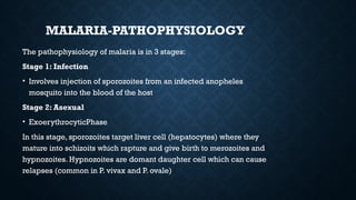2 MALARIA. Treatment, symptoms and signs | PPTX