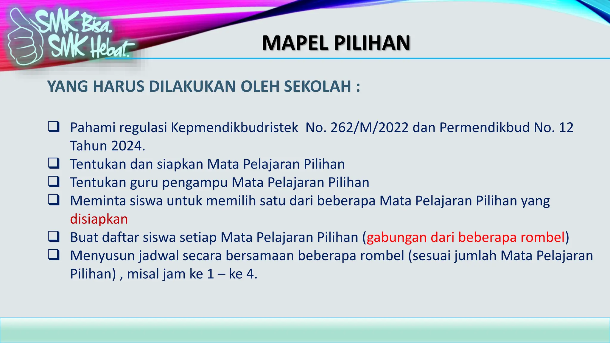 Panduan Pemilihan Mapel Pilihan SMK.pptx