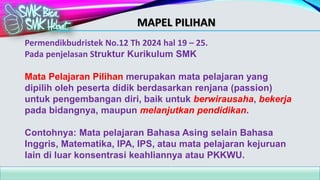 Panduan Pemilihan Mapel Pilihan SMK.pptx