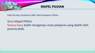 Panduan Pemilihan Mapel Pilihan SMK.pptx