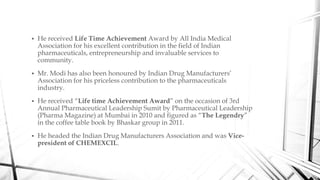 indravanan modi -cadila healthcare | PPTX