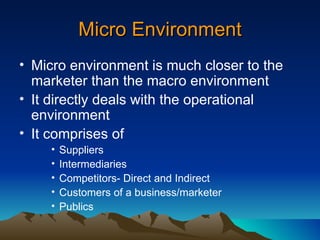 Marketing Environment | PPT