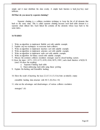 2 marks- DS using python | PDF