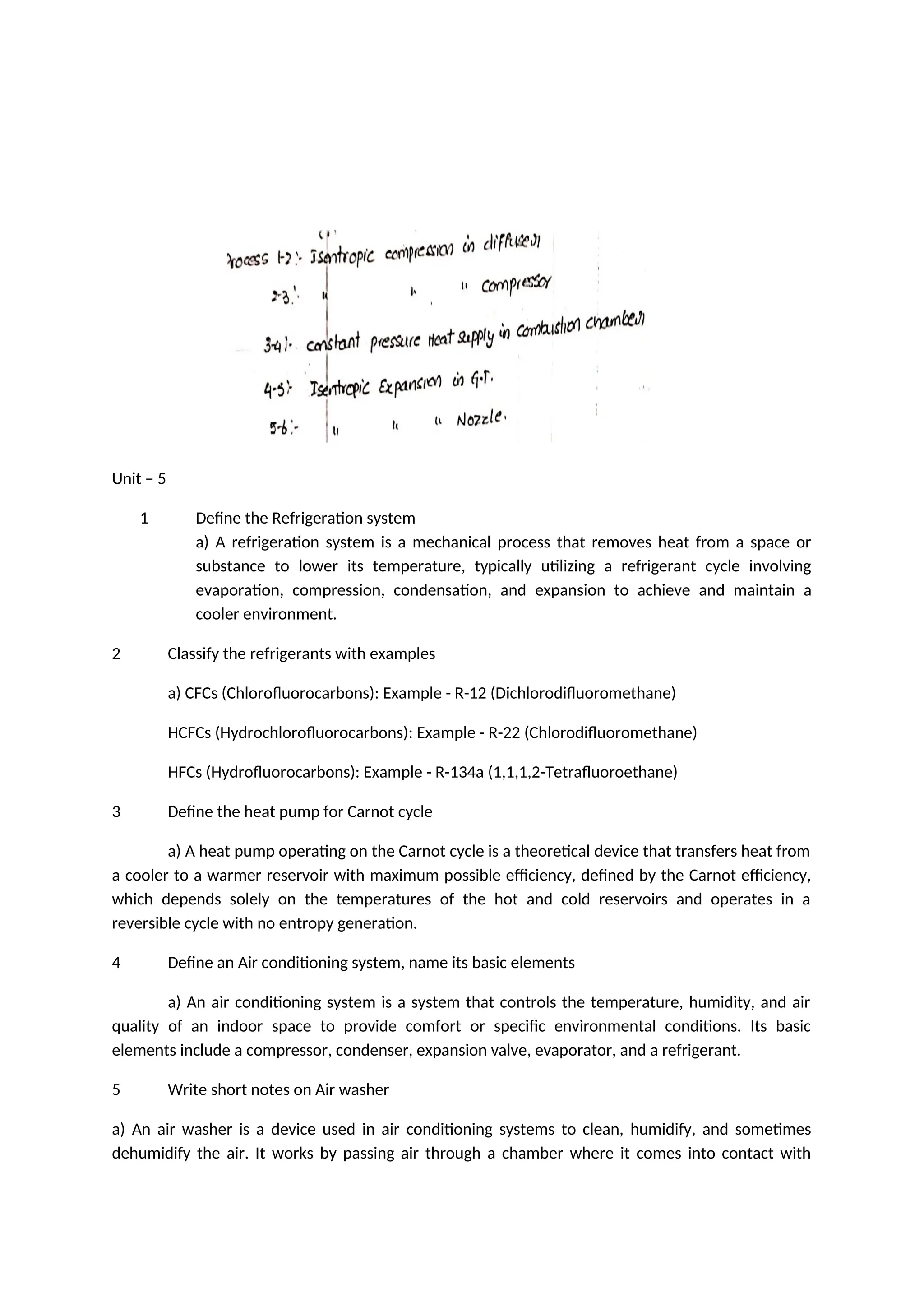Thermal engineering 2 marks answers.docx | Chemistry | Science