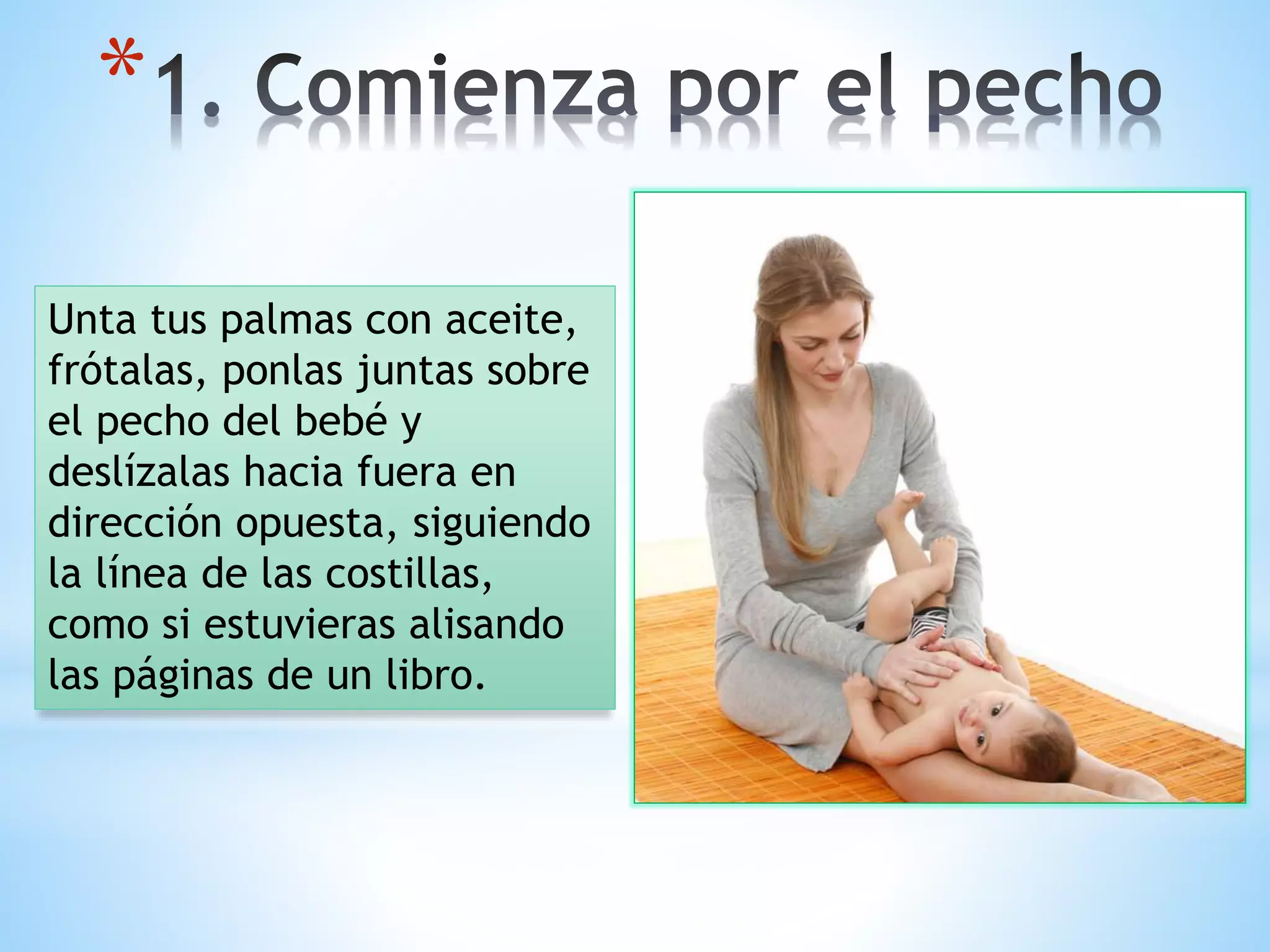Masaje Shantala paso a paso para bebés | PPTX