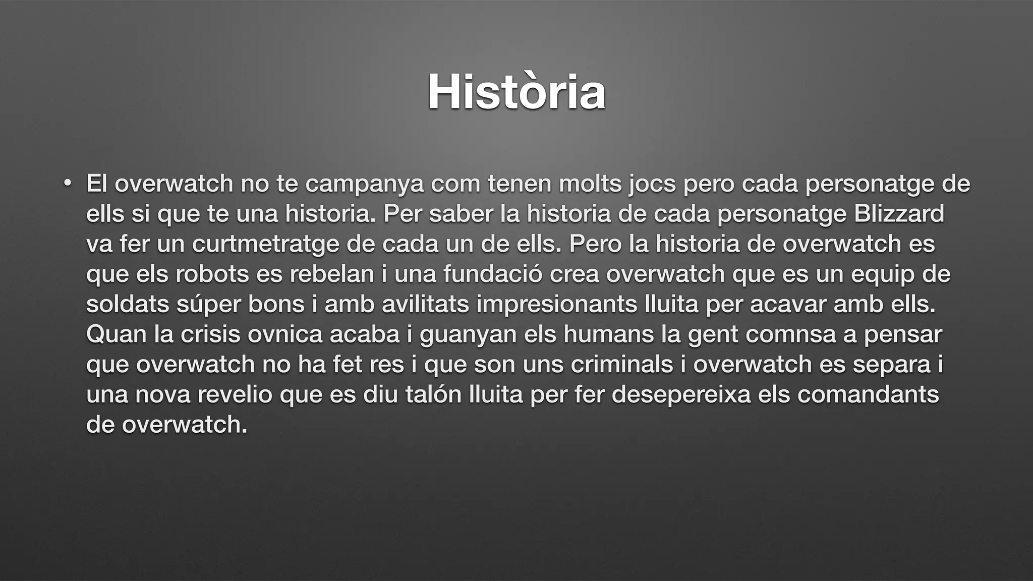 Overwatch | PPT