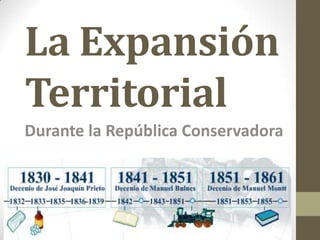 Colonizacion del Sur de Chile durante la Republica Conservadora | PPTX