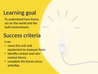 This is year 8 physics topic of different types of force | PPT