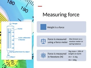 This is year 8 physics topic of different types of force | PPT