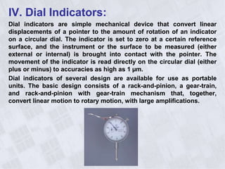 Studying on Mechanical Metrology | PPTX