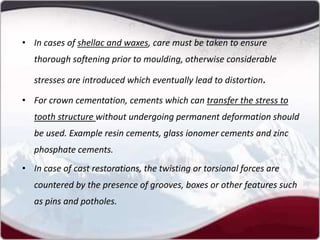 Mechanical properties of dental materials | PPTX