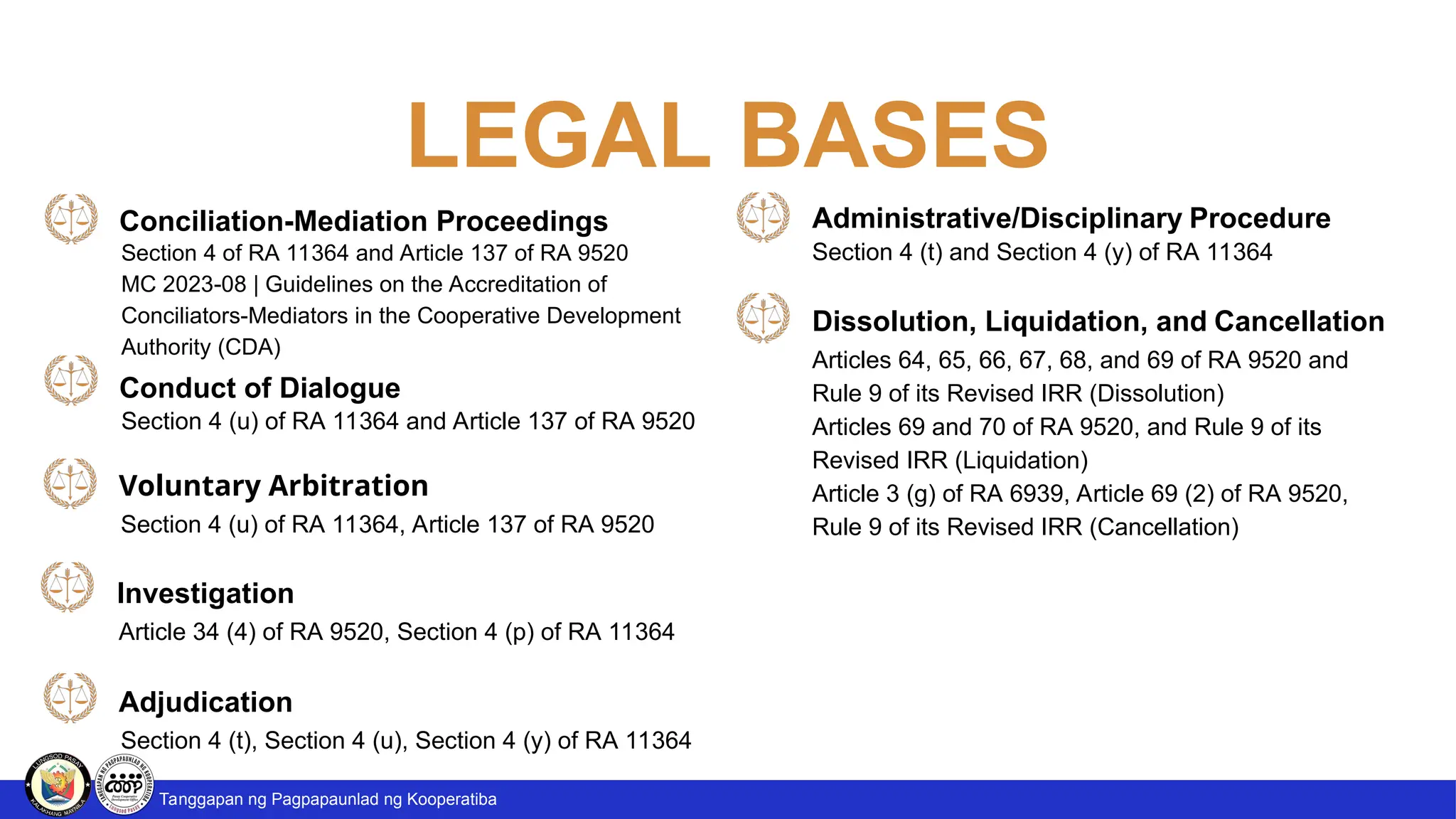 Cooperative Mediation and Conciliation presentation | PPT