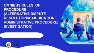 Cooperative Mediation and Conciliation presentation | PPT