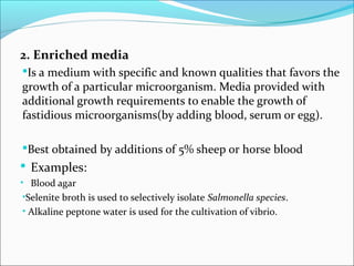 media microbial culture | PPT