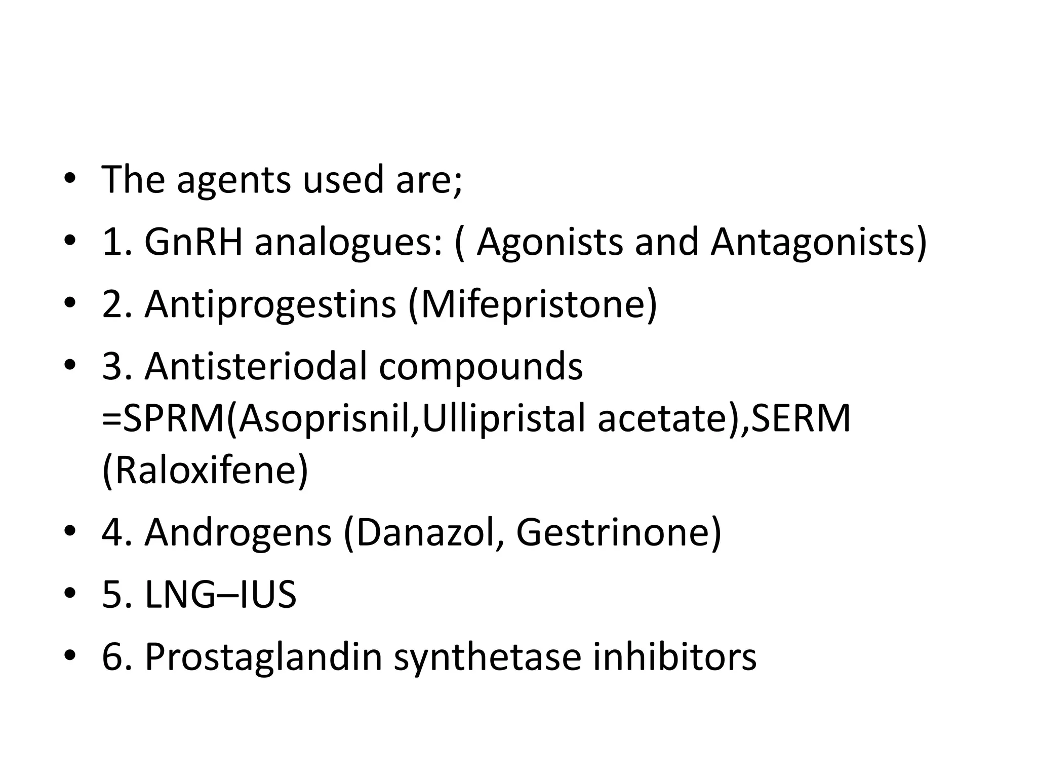 medical and surgical treatment of uterine fibroids | PPTX