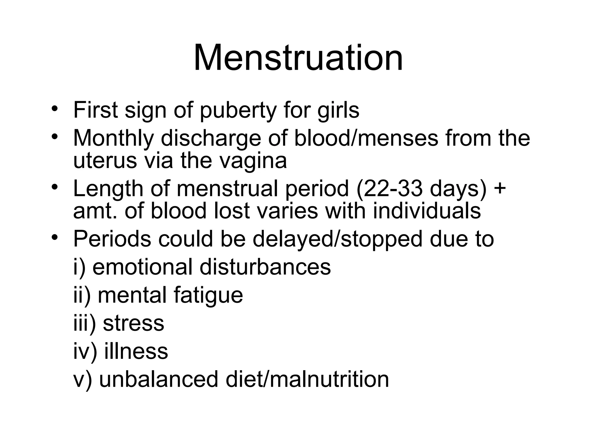 Chapter 17 Reproduction in Humans Lesson 2 - The Menstrual Cycle | PPT