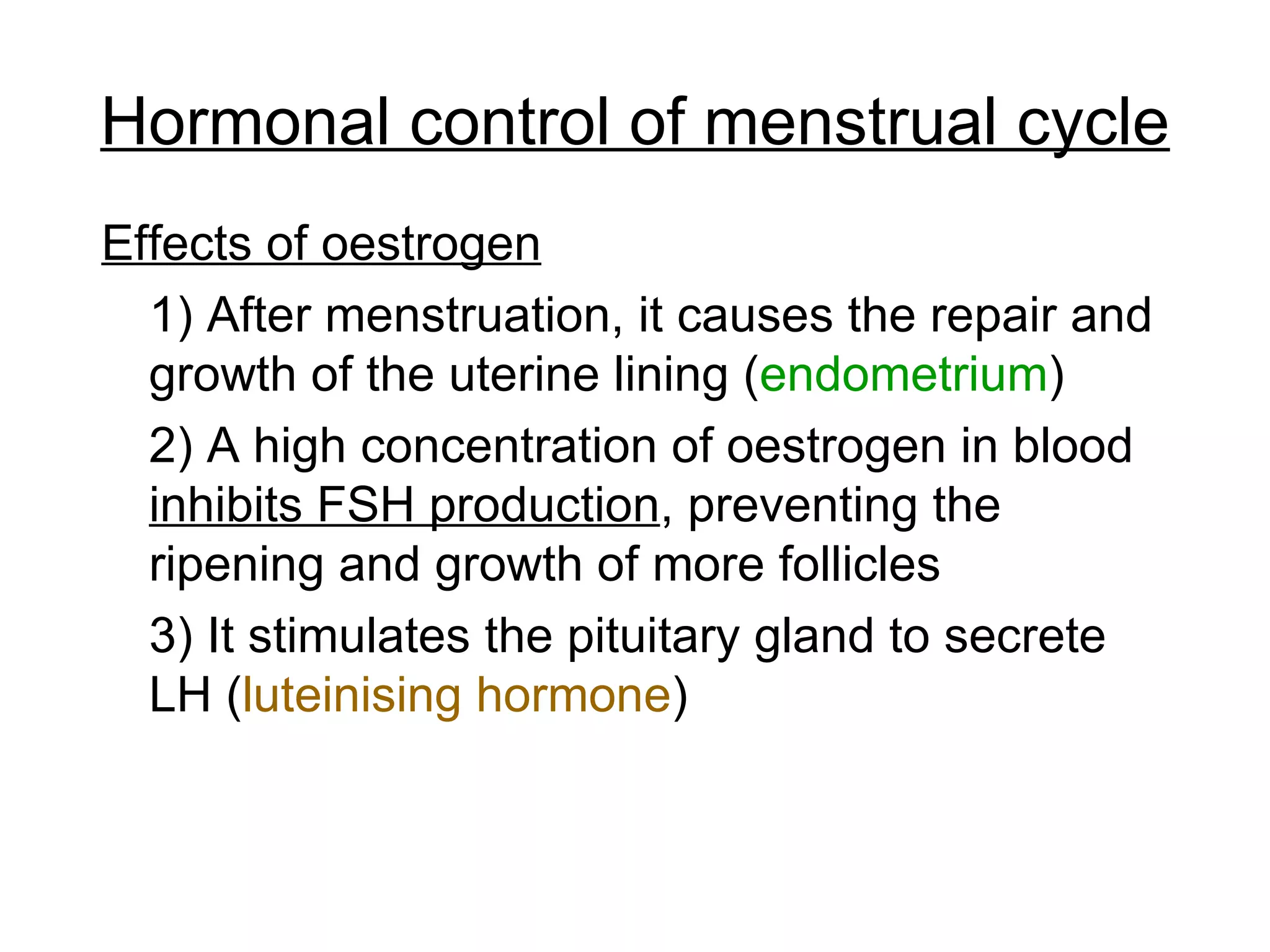 Chapter 17 Reproduction in Humans Lesson 2 - The Menstrual Cycle | PPT