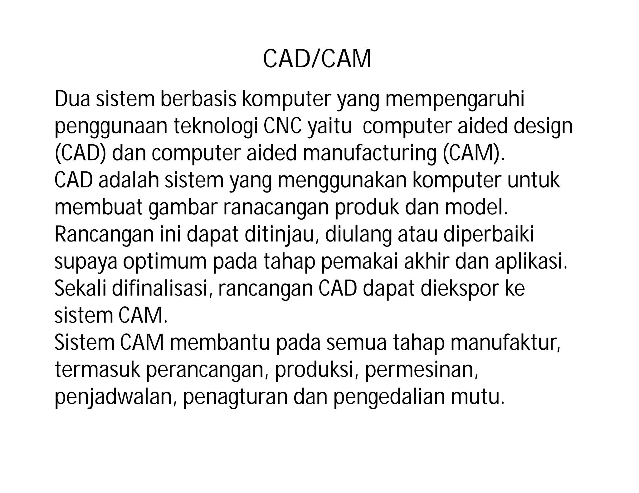 2 mesin dan pemrograman cnc | PDF