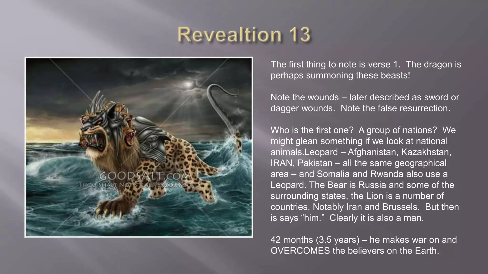 Revelation 13 chapter summary | PPTX
