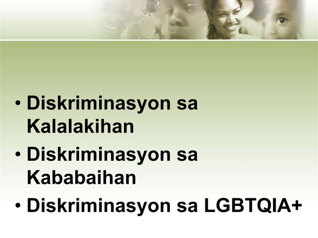 2 Mga Isyu Sa Kasarian At Lipunanpptx