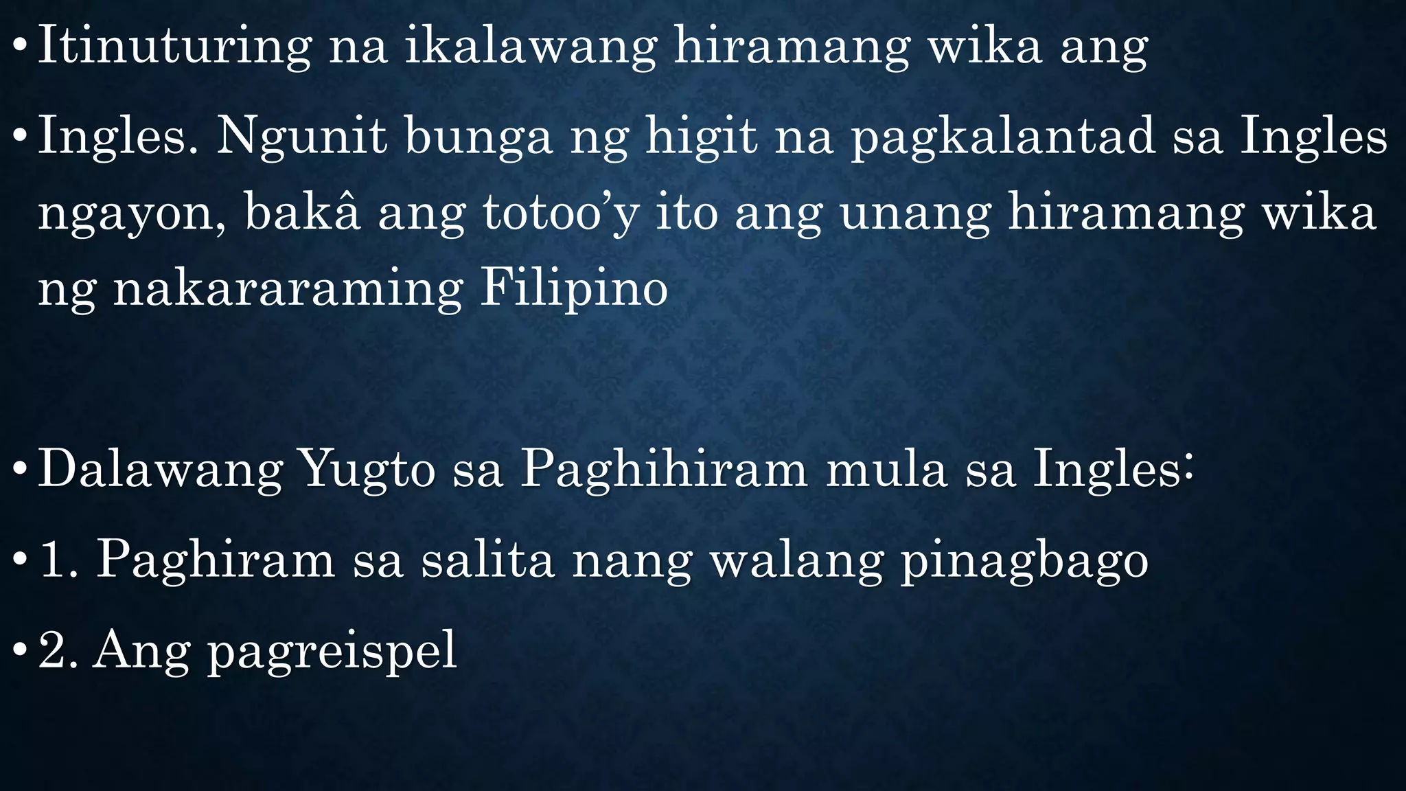 2 mga layunin sa pagsasalin | PPTX