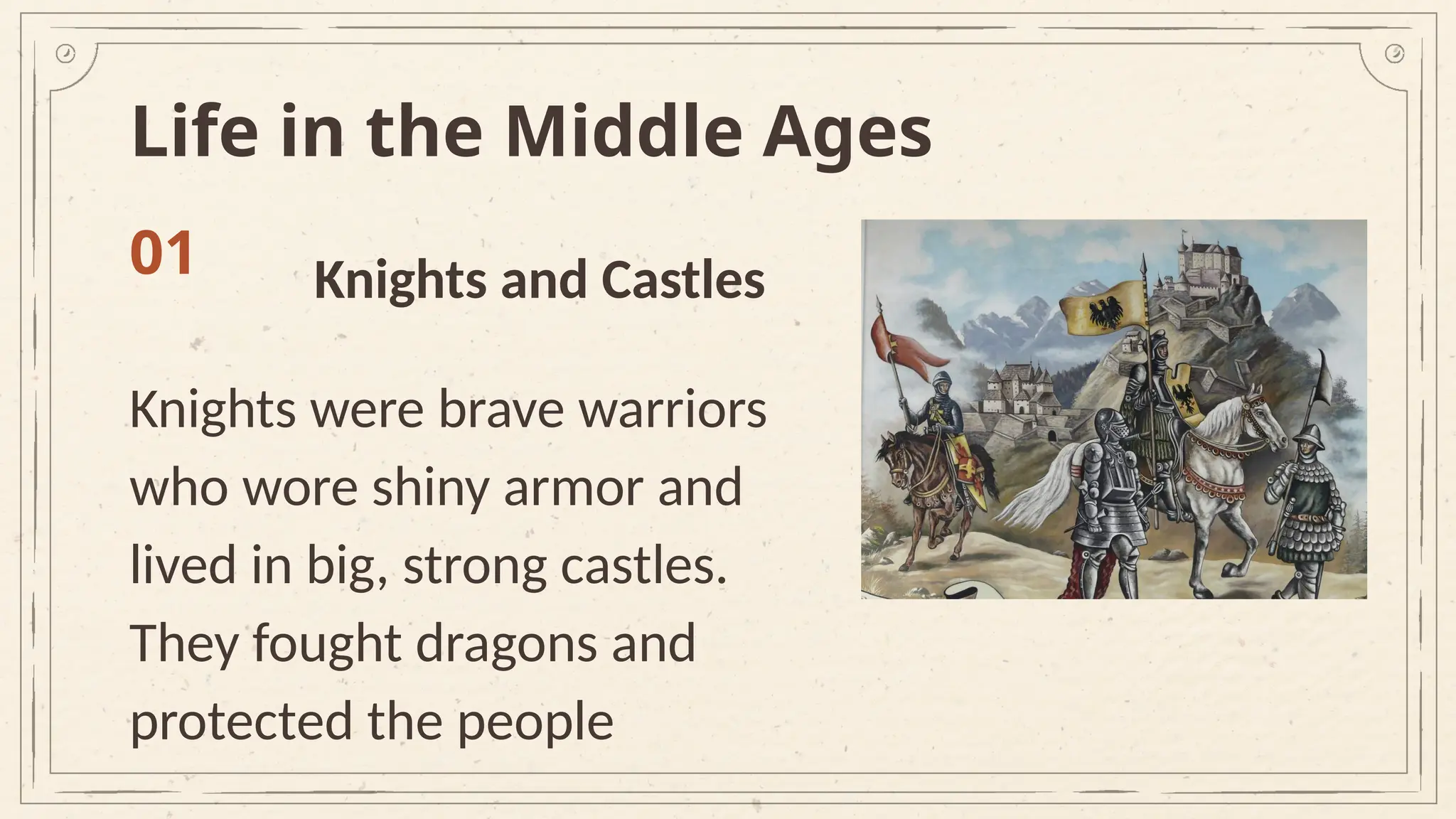 middle ages summary and activities for high school | PPT