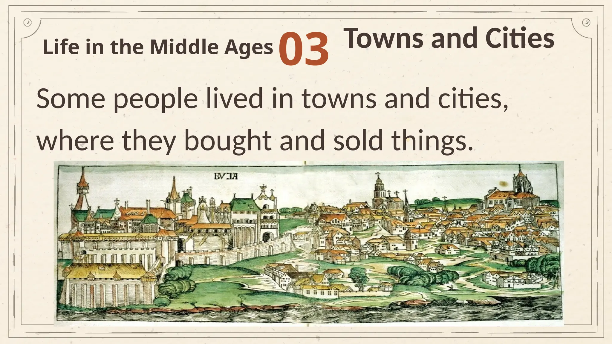 middle ages summary and activities for high school | PPTX