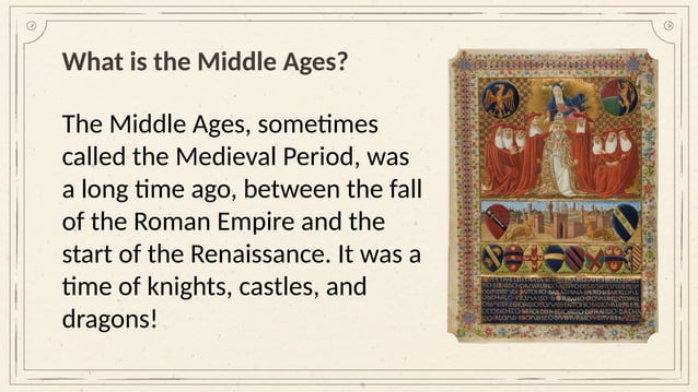 middle ages summary and activities for high school | PPT