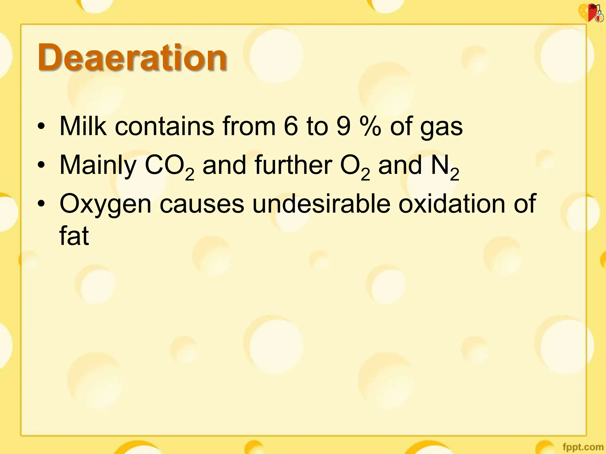 Principle of milk processing in dairy technology | PPTX