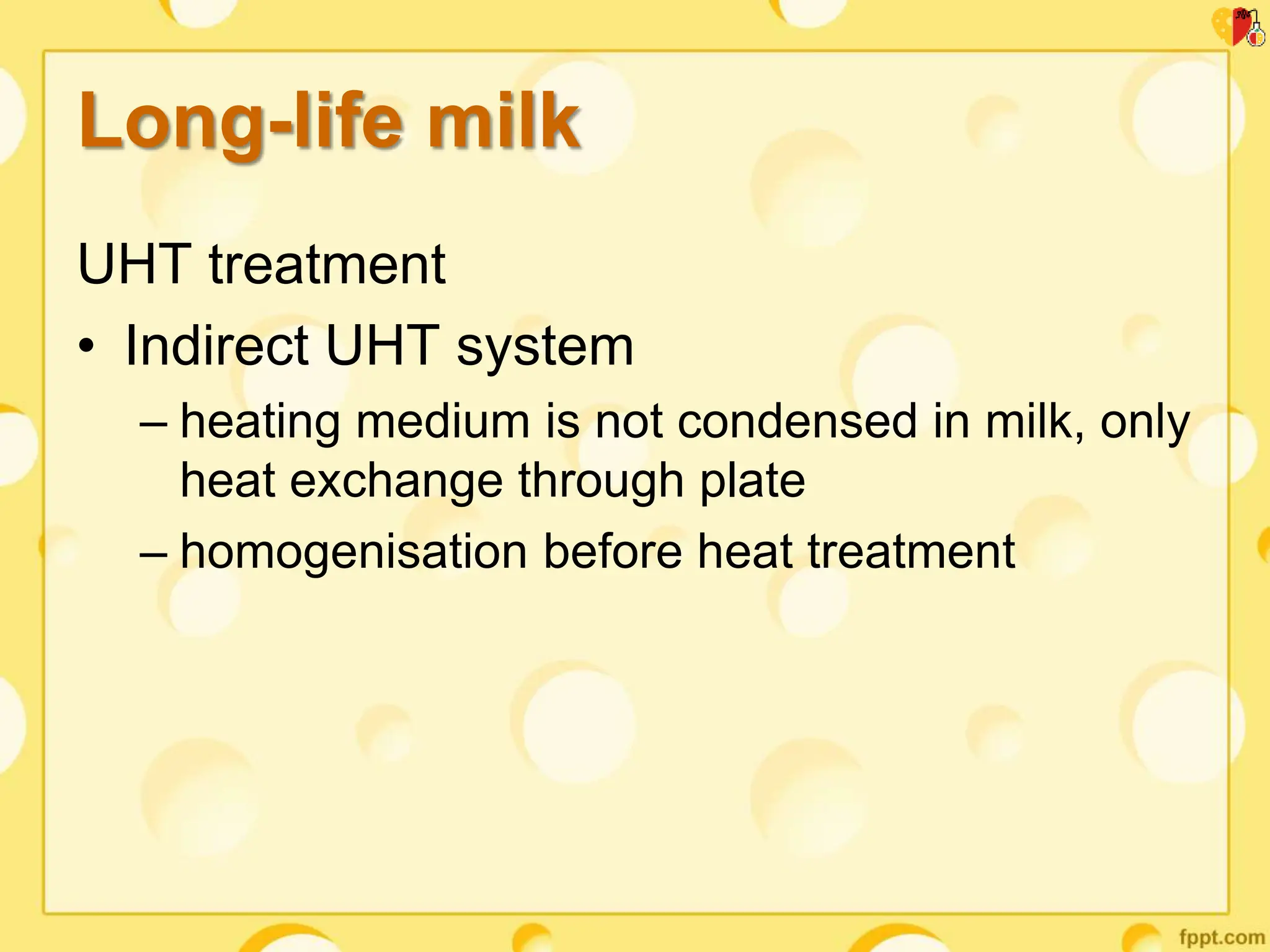 Principle of milk processing in dairy technology | PPTX