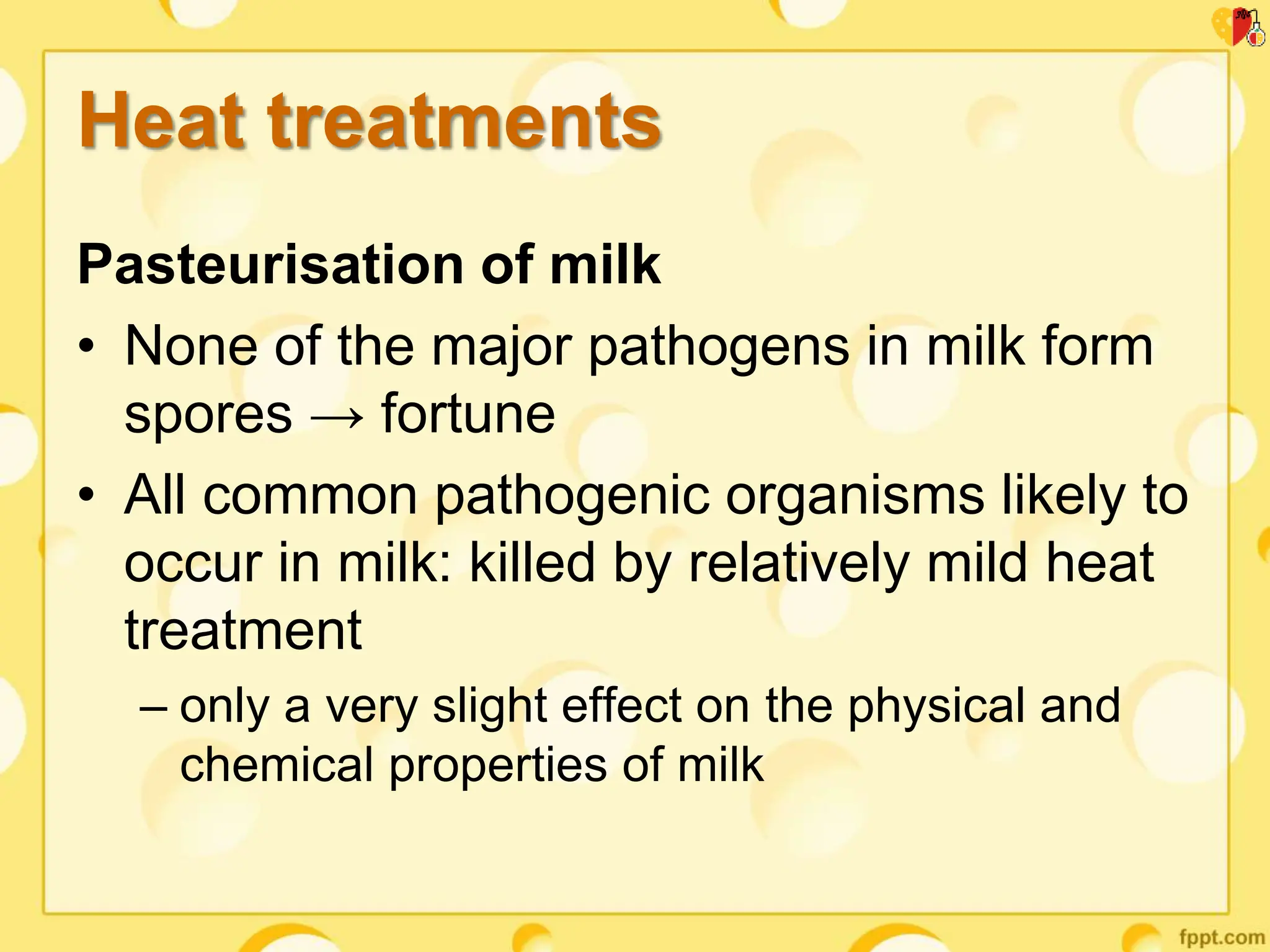 Principle of milk processing in dairy technology | PPTX