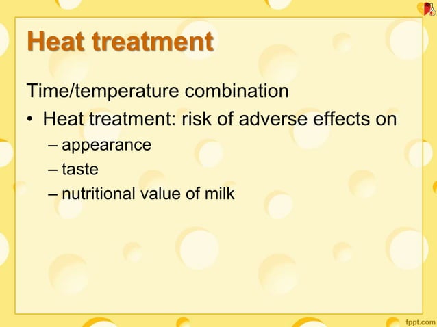 Principle of milk processing in dairy technology | PPTX