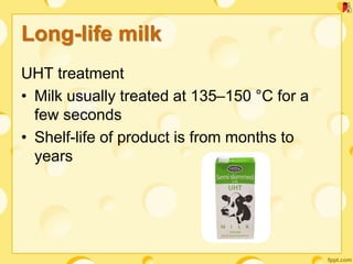 Principle of milk processing in dairy technology | PPTX