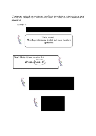 Mixed Operations | DOC