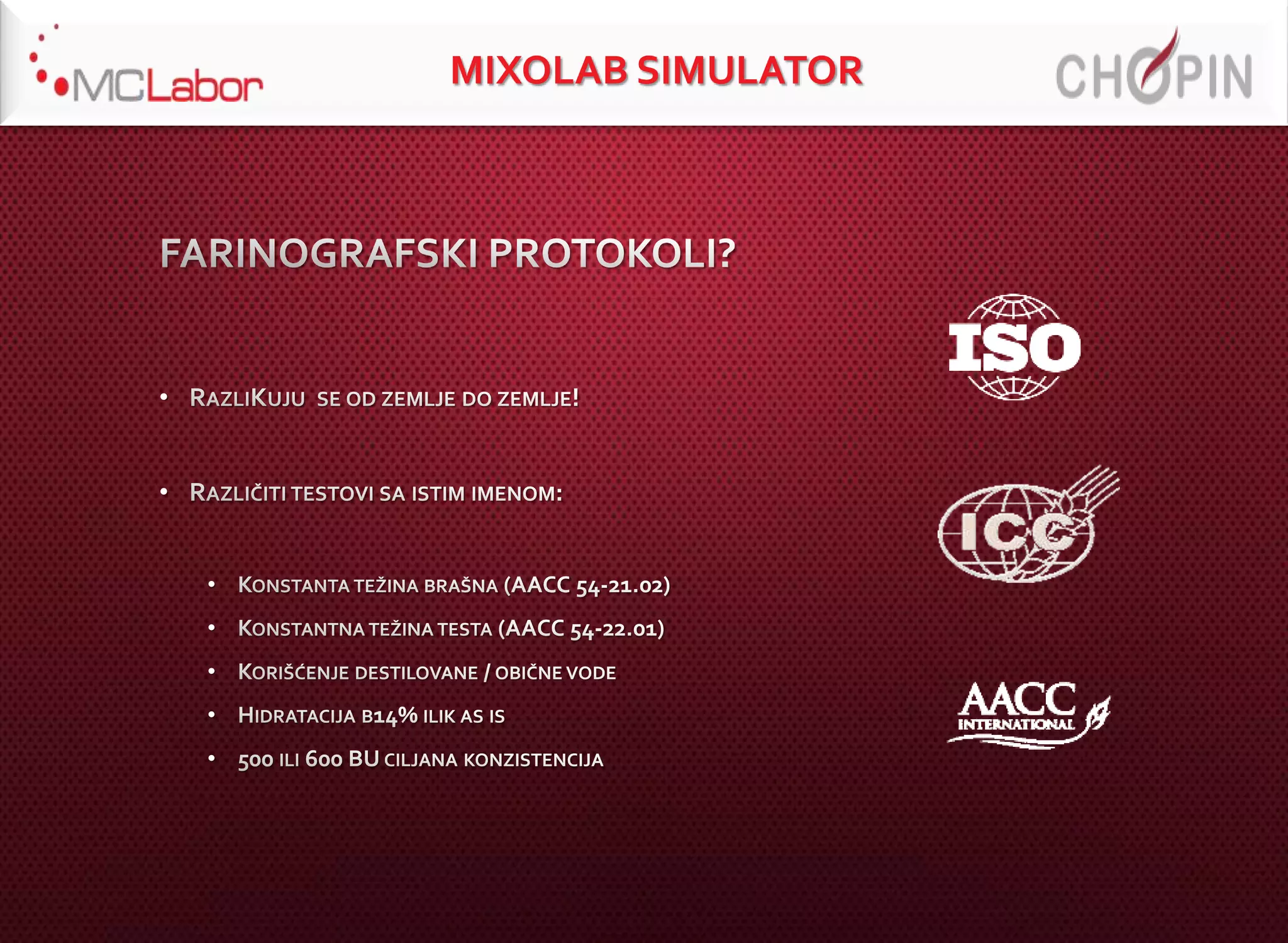 Chopin Mixolab | PPTX